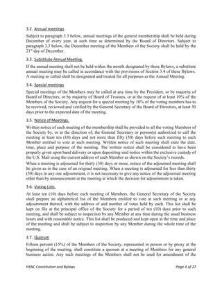 Second amended-and-restated-constitution-and-bylaws-of-hsnc-web | PDF