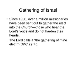 Second Coming of Jesus Christ (LDS) | PPT