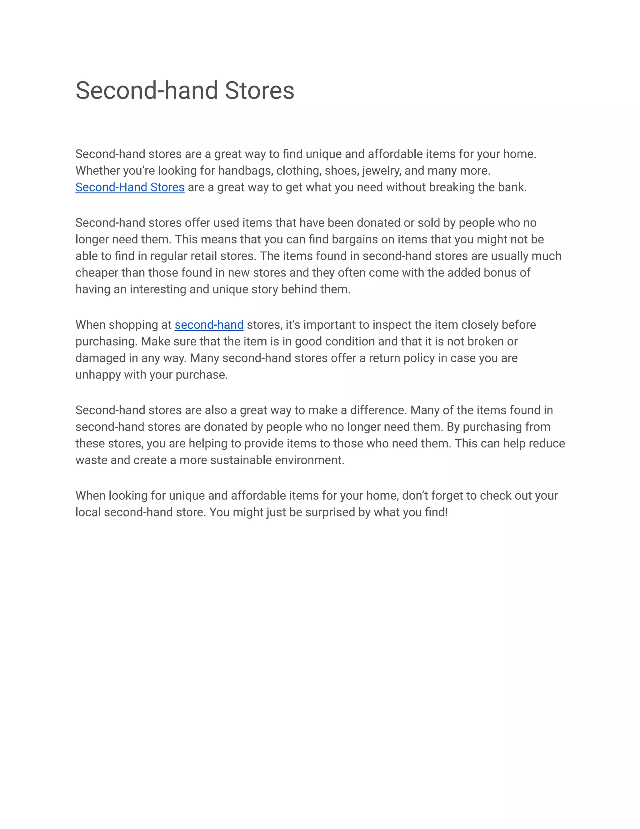 Second-hand Stores.pdf