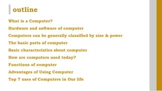 Characteristics of computer | PPTX