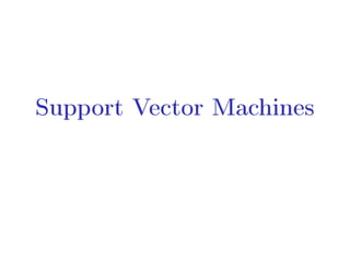 Kernels and Support Vector Machines | PPT