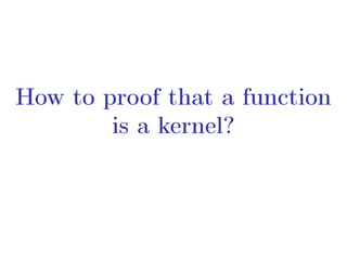 Kernels and Support Vector Machines | PPT