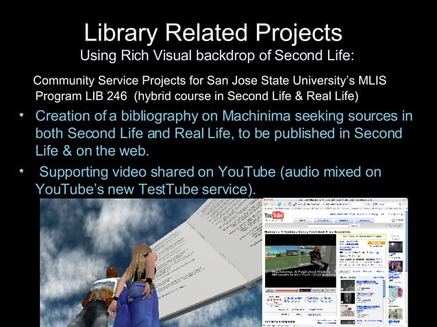Second Life: Education in a Virtual World (slidecast) | PPT | Internet ...