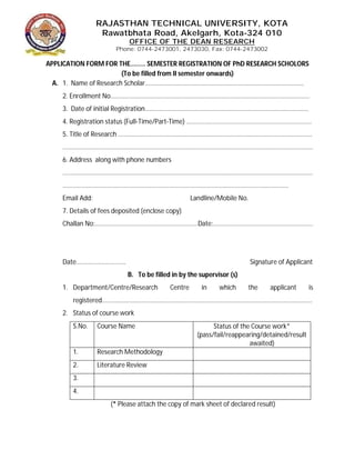 Second sem-registration-form- to-be-filled-from-second-semester-onward ...