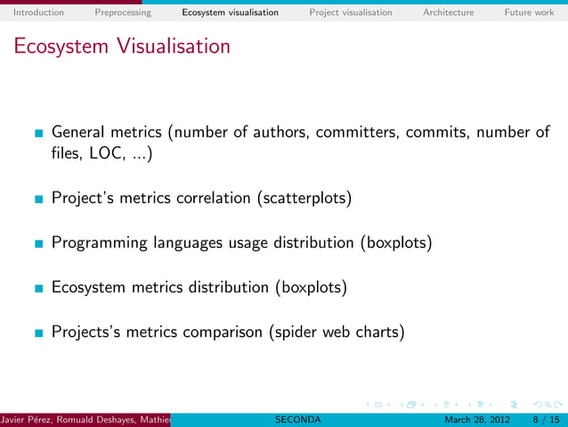 Seconda: A tool for analysing software ecosystems | PDF