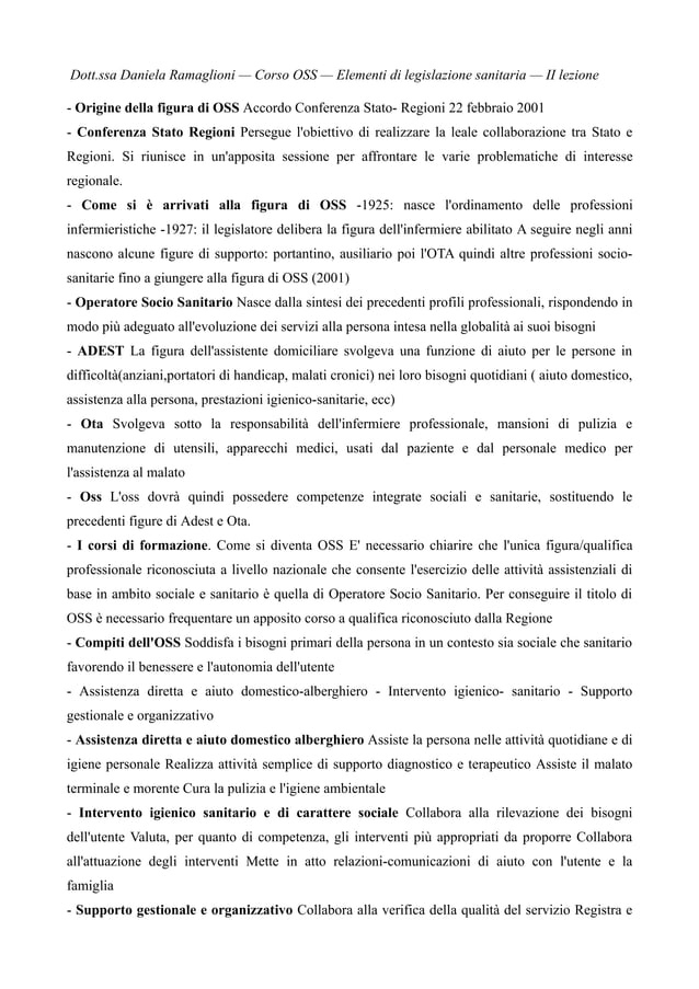 Seconda lezione | PDF | Senior Health | Healthy Living