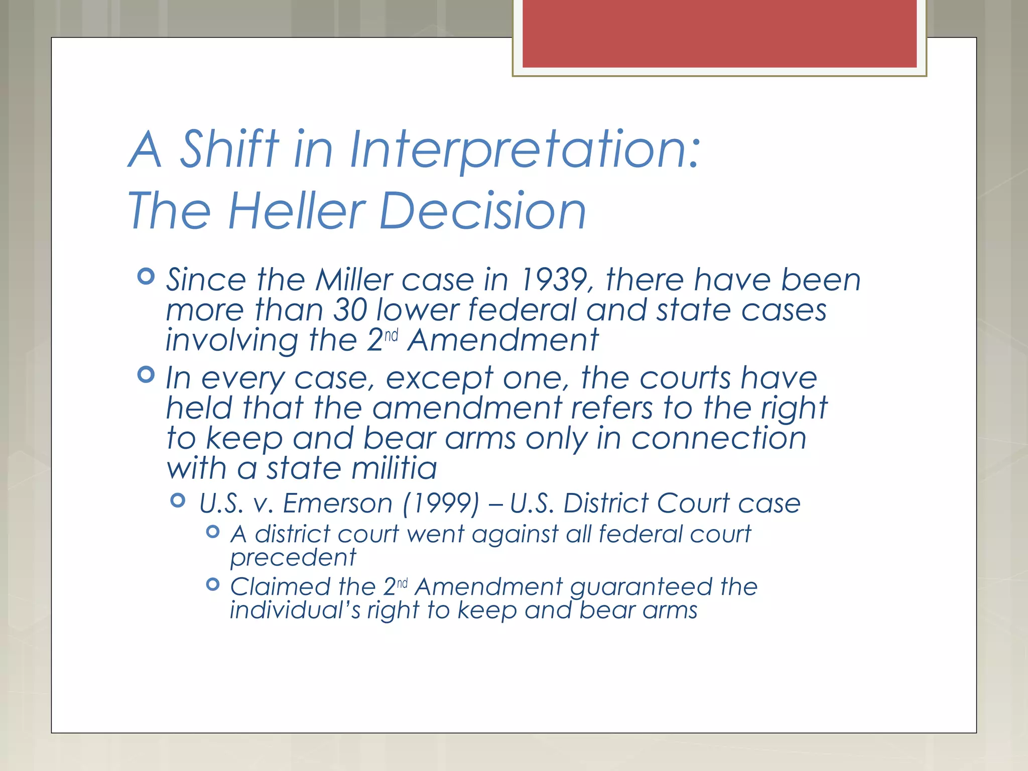 Second Amendment | PPT