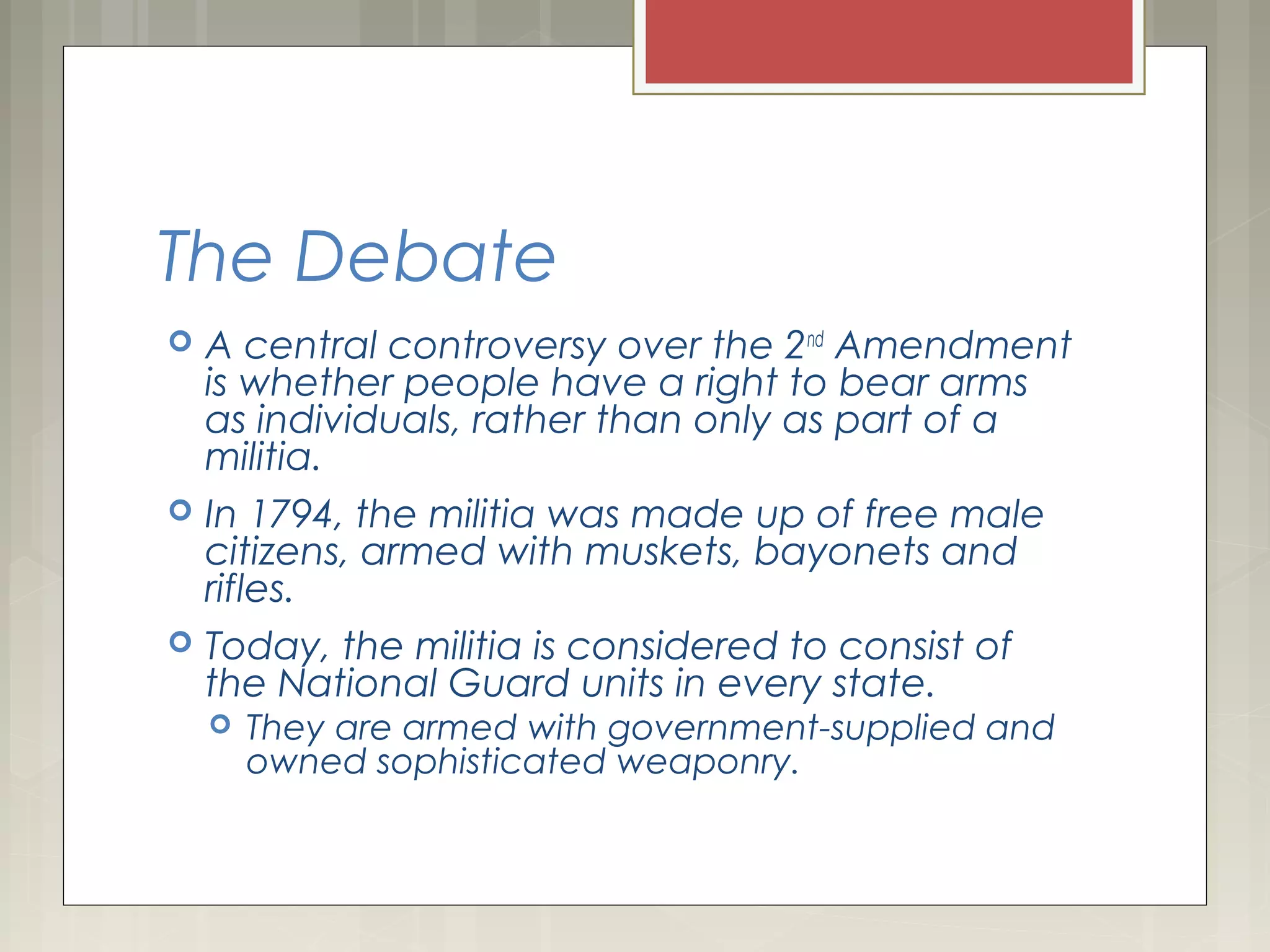 Second Amendment | PPT