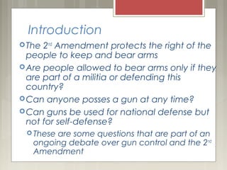 Second Amendment | PPT