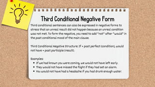 Second and third Conditionals in english .pdf | Travel
