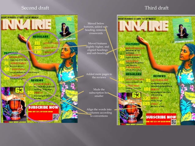 Second and third draft | PPT