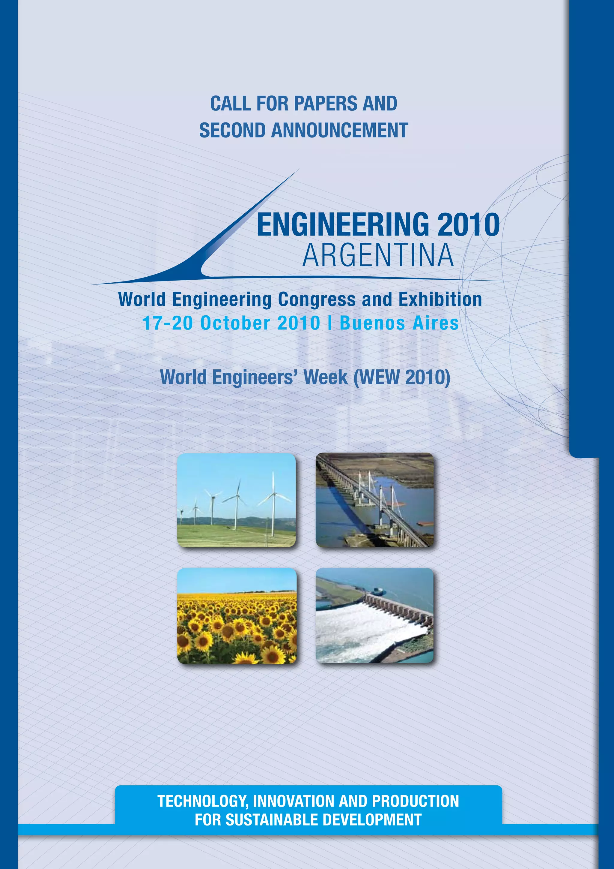 Second Announcement Engineering 2010 Argentina Dec 2009 | PDF