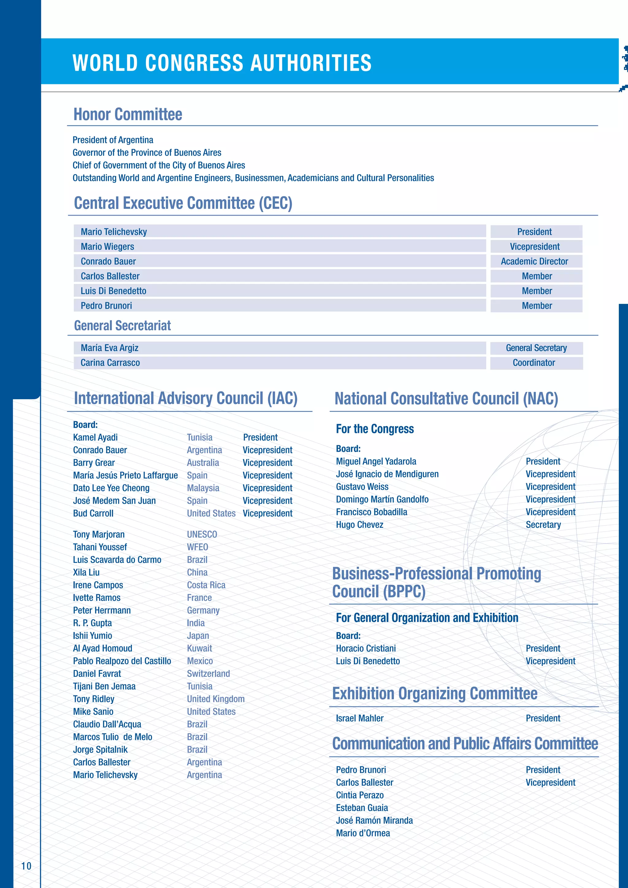 Second Announcement Engineering 2010 Argentina Dec 2009 | PDF