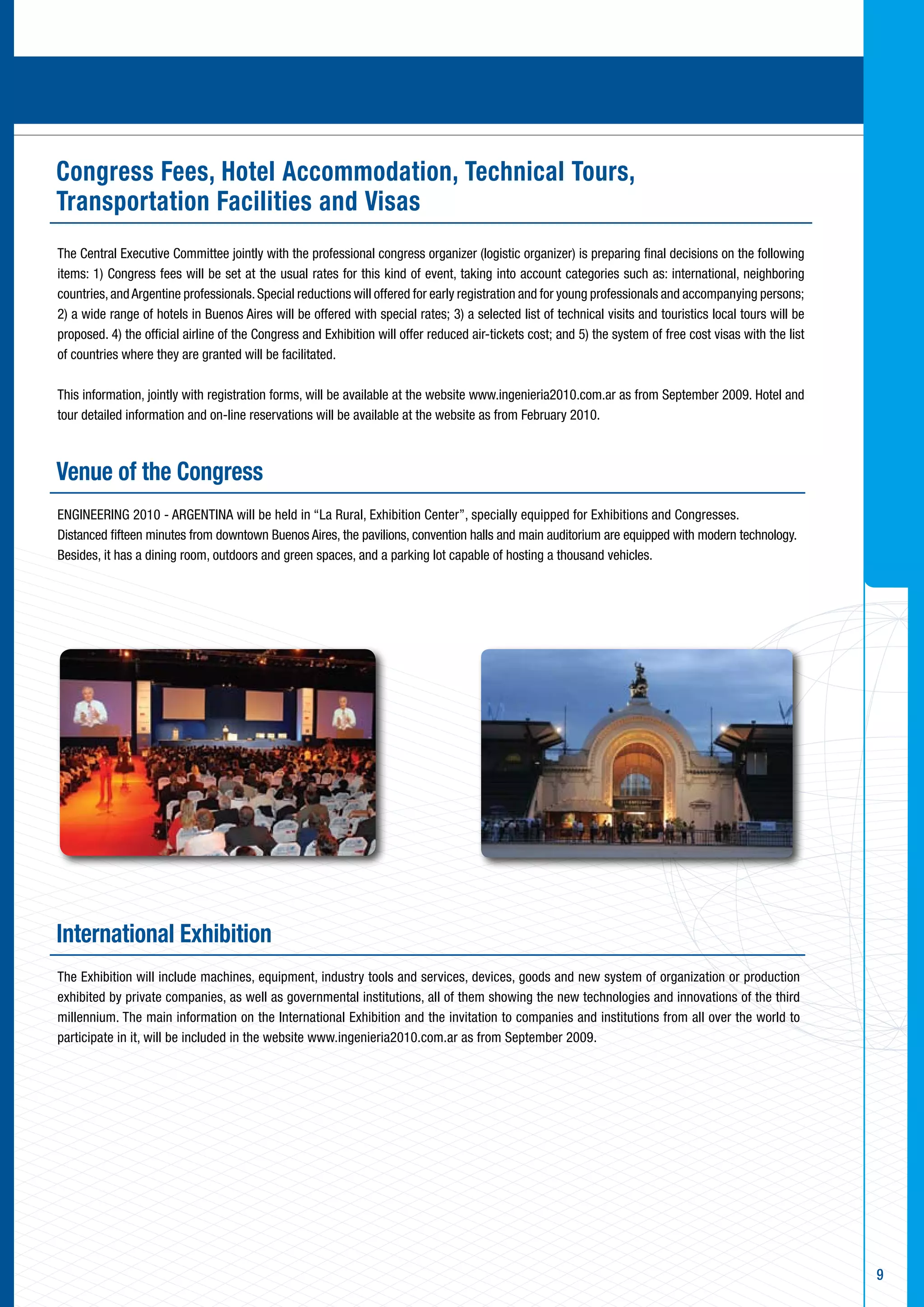 Second Announcement Engineering 2010 Argentina Dec 2009 | PDF