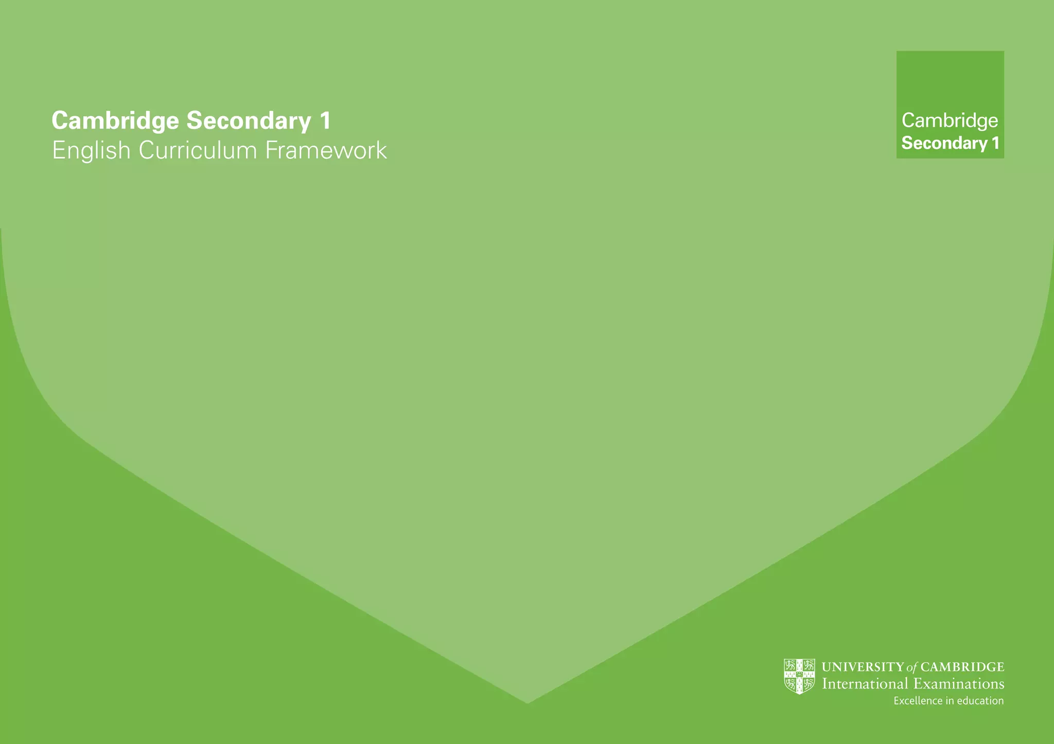 Secondary 1 english curriculum framework | PDF | Secondary Education ...