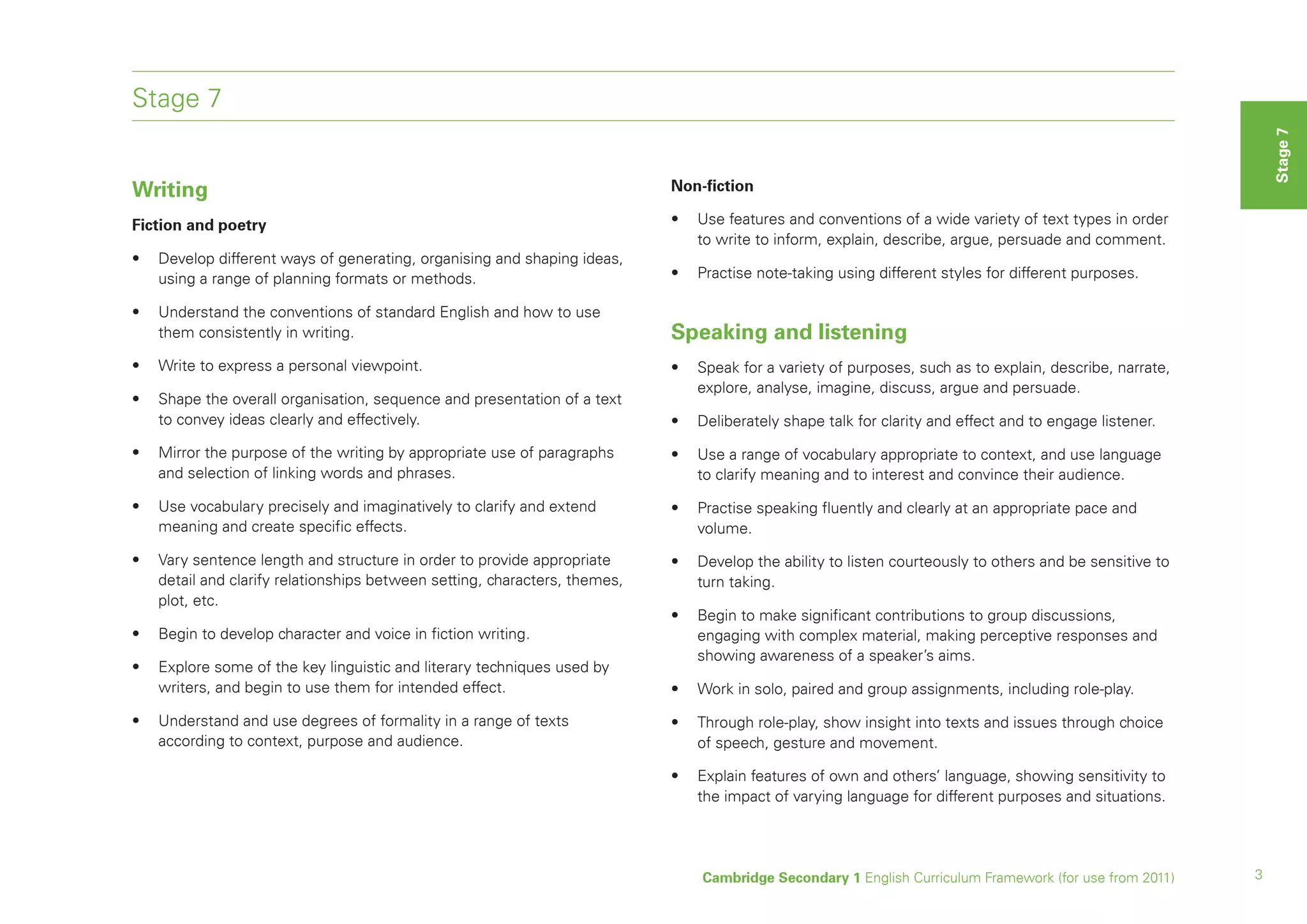 Secondary 1 english curriculum framework | PDF | Secondary Education ...