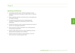 Secondary 1 english curriculum framework | PDF | Secondary Education ...