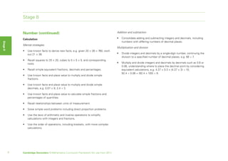 Secondary 1 maths curriculum framework | PDF