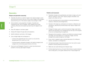 Secondary 1 maths curriculum framework | PDF