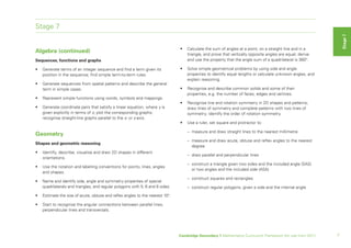 Secondary 1 maths curriculum framework | PDF