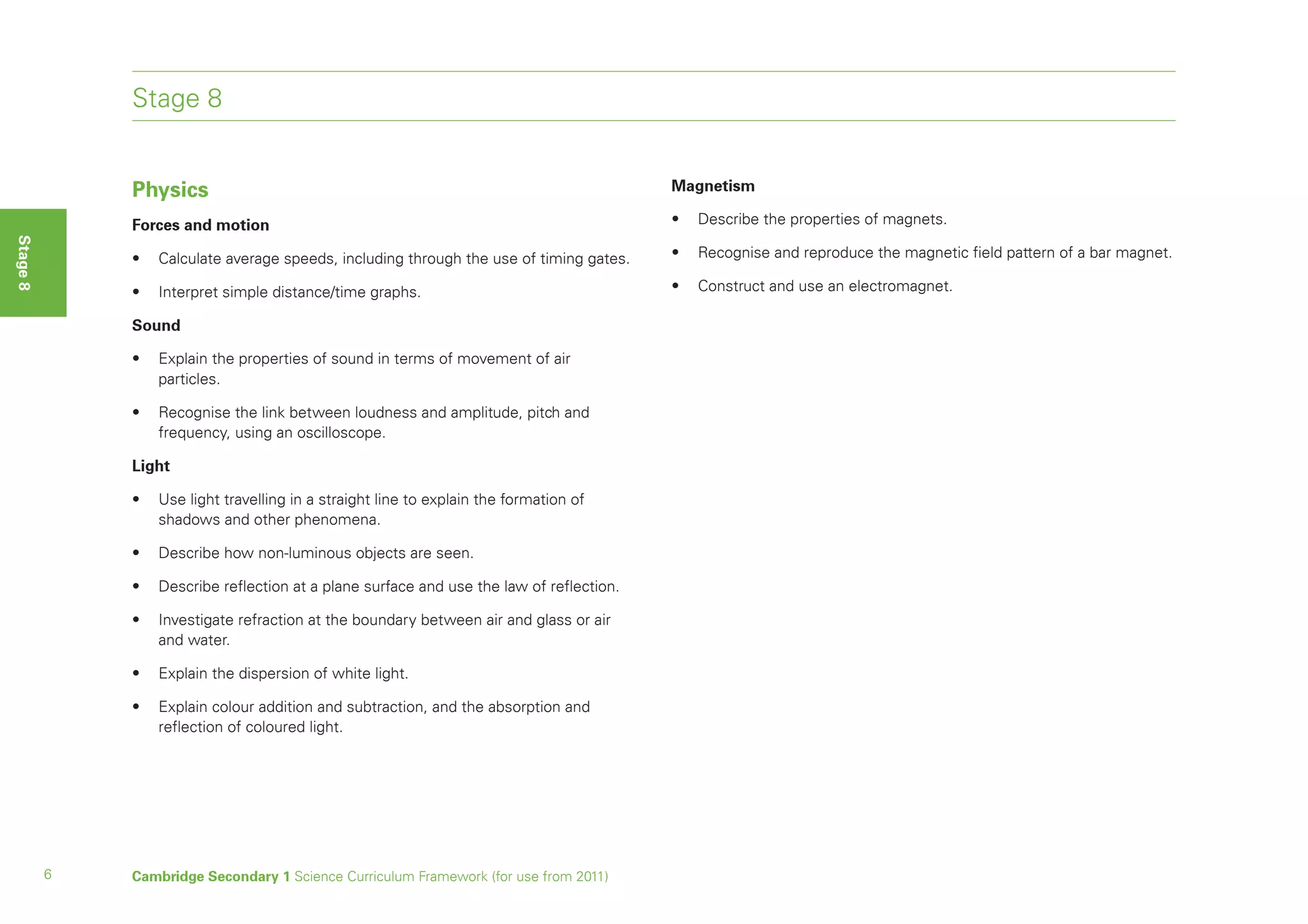 Secondary 1 science curriculum framework | PDF