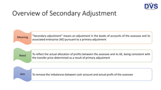 Secondary adjustment | PPTX