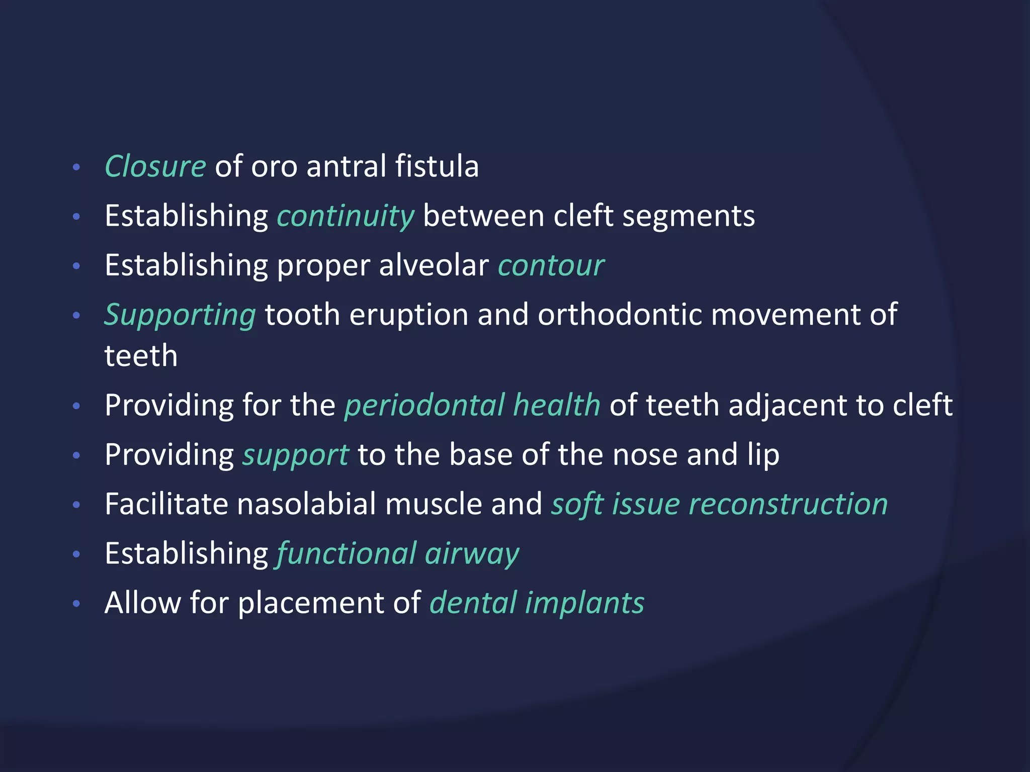Secondary alveolar bone grafting | PPTX