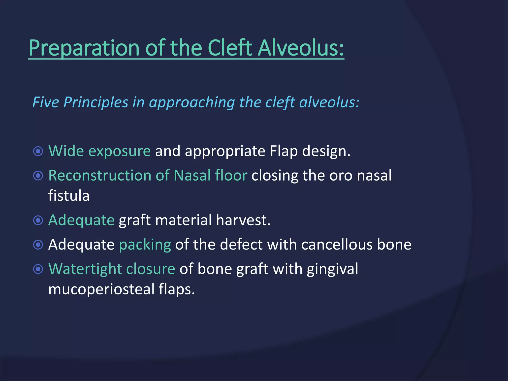 Secondary alveolar bone grafting | PPTX