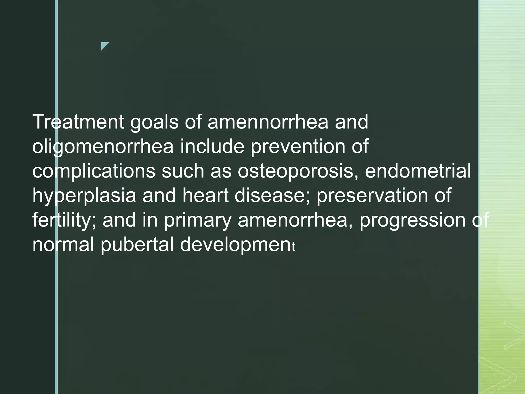 secondary amenorrhoea lectures.ppt