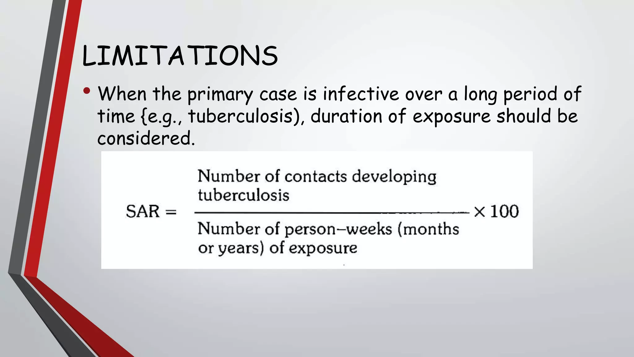 Secondary attack rates | PPTX