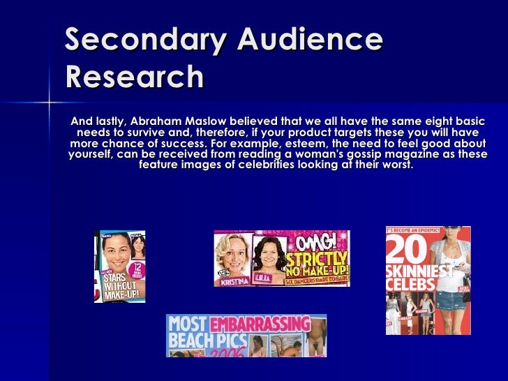 Secondary Audience Research