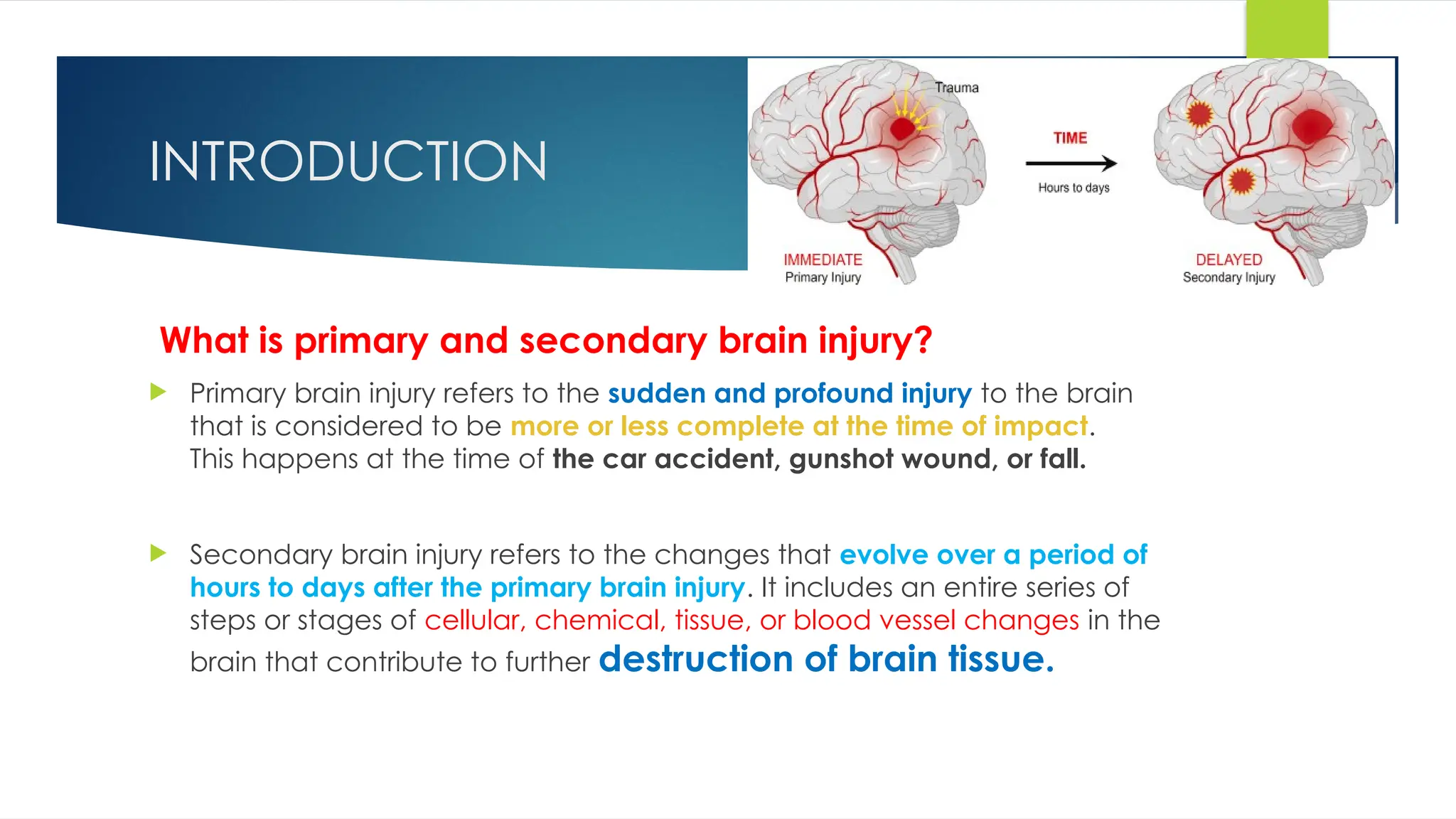 secondary brain injury meaning, differance, causes, signs & symptoms ...