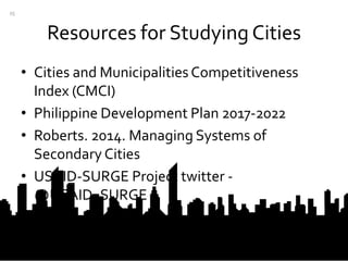 An Overview of Secondary Cities | PPTX