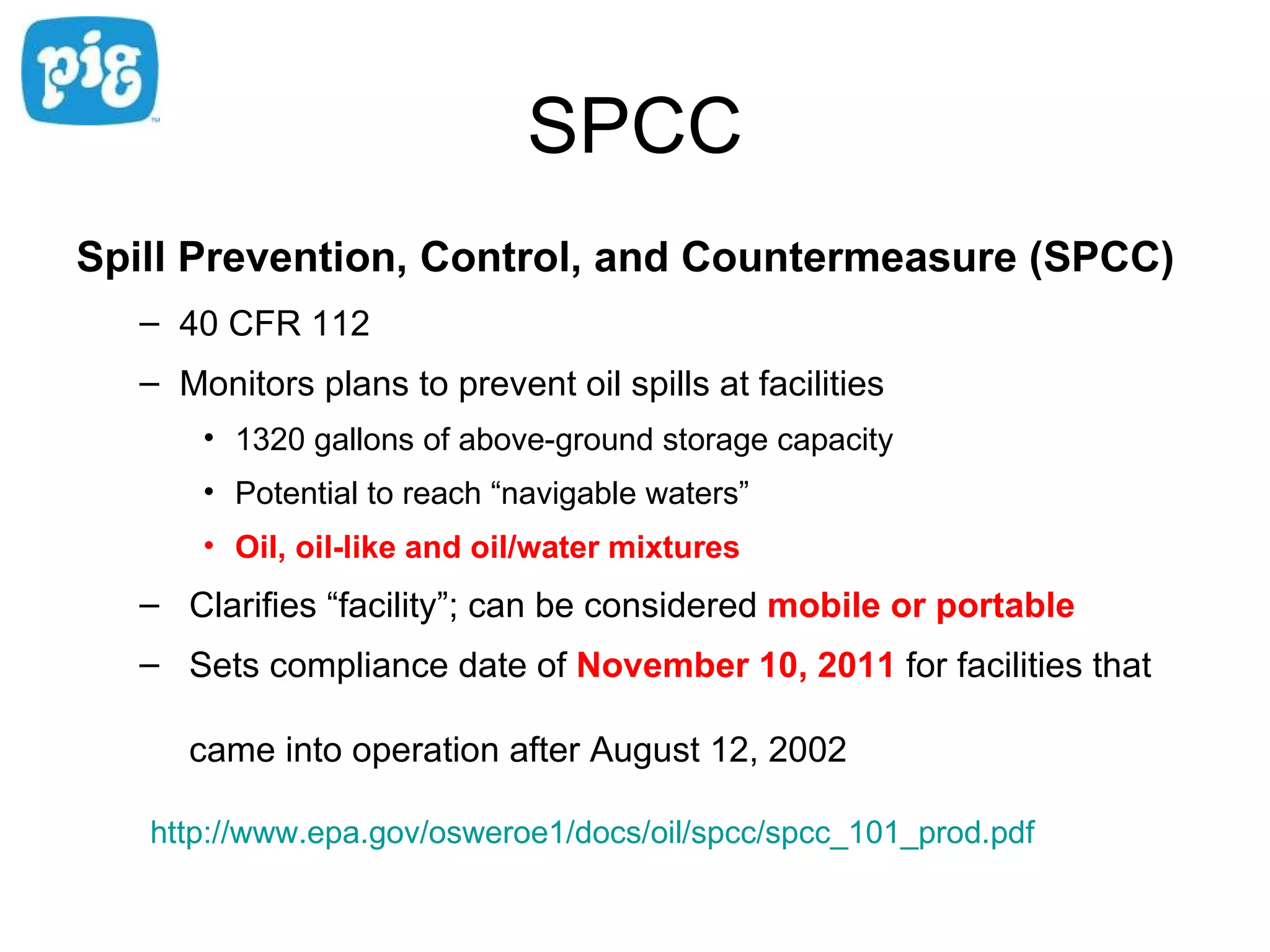 Secondary Containment for Oil & Gas Well Pads | PPT