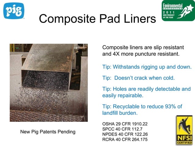 Secondary Containment for Oil & Gas Well Pads | PPT | Indoor ...