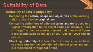 Secondary Source of Data Collection - Published & Unpublished | PPT