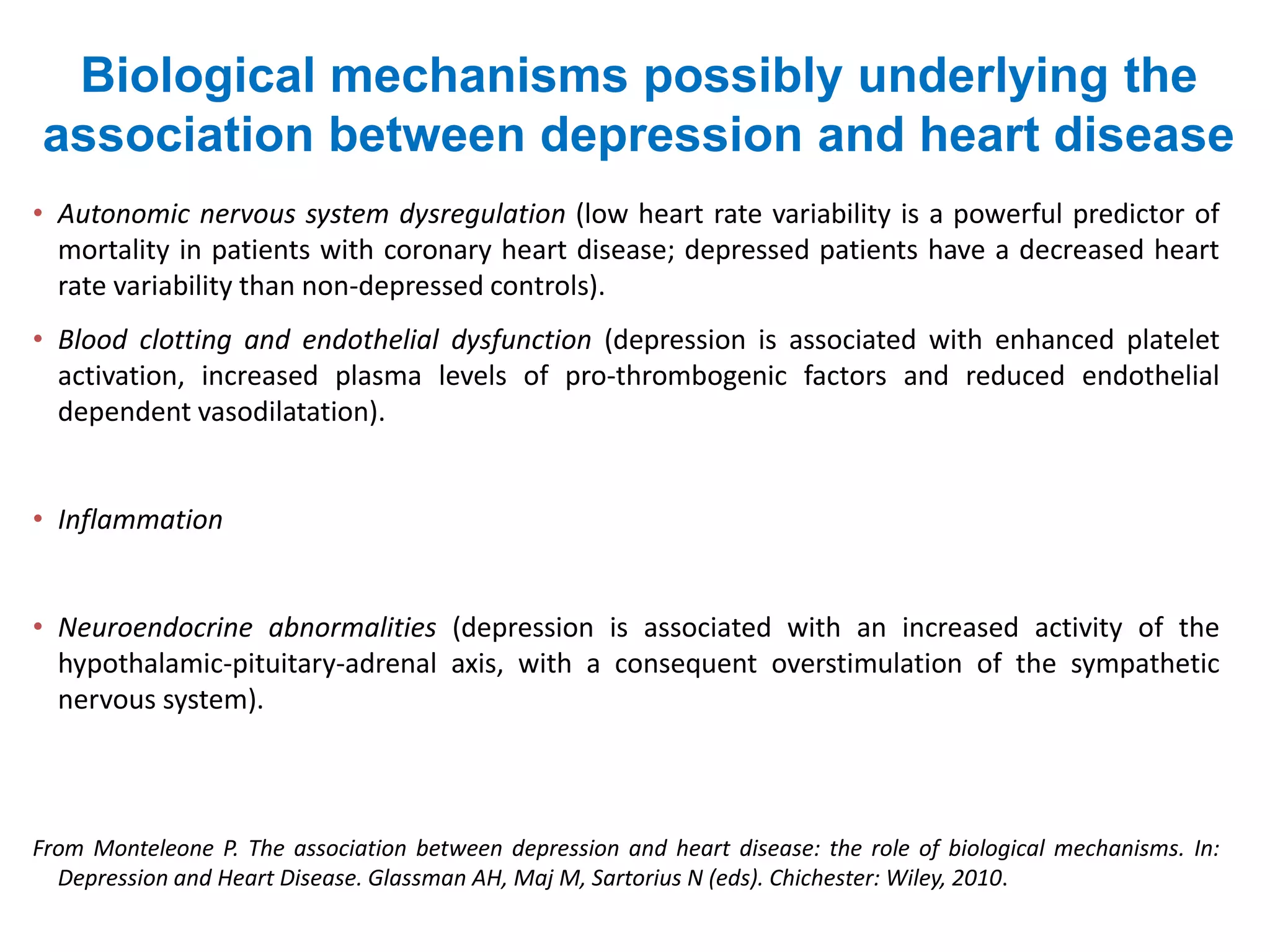 Secondary depression: etiopathogenesis & management | PPTX