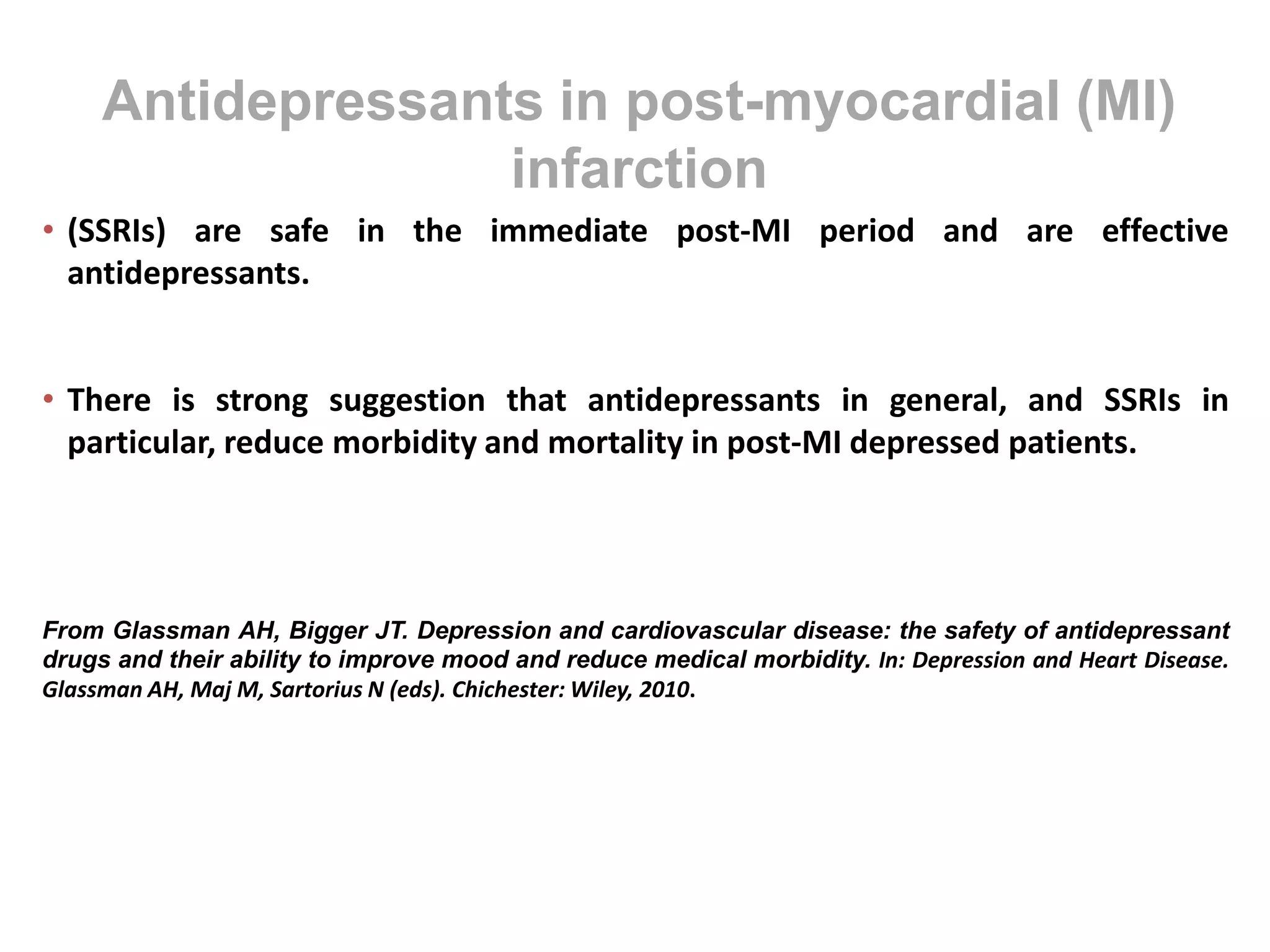 Secondary depression: etiopathogenesis & management | PPTX