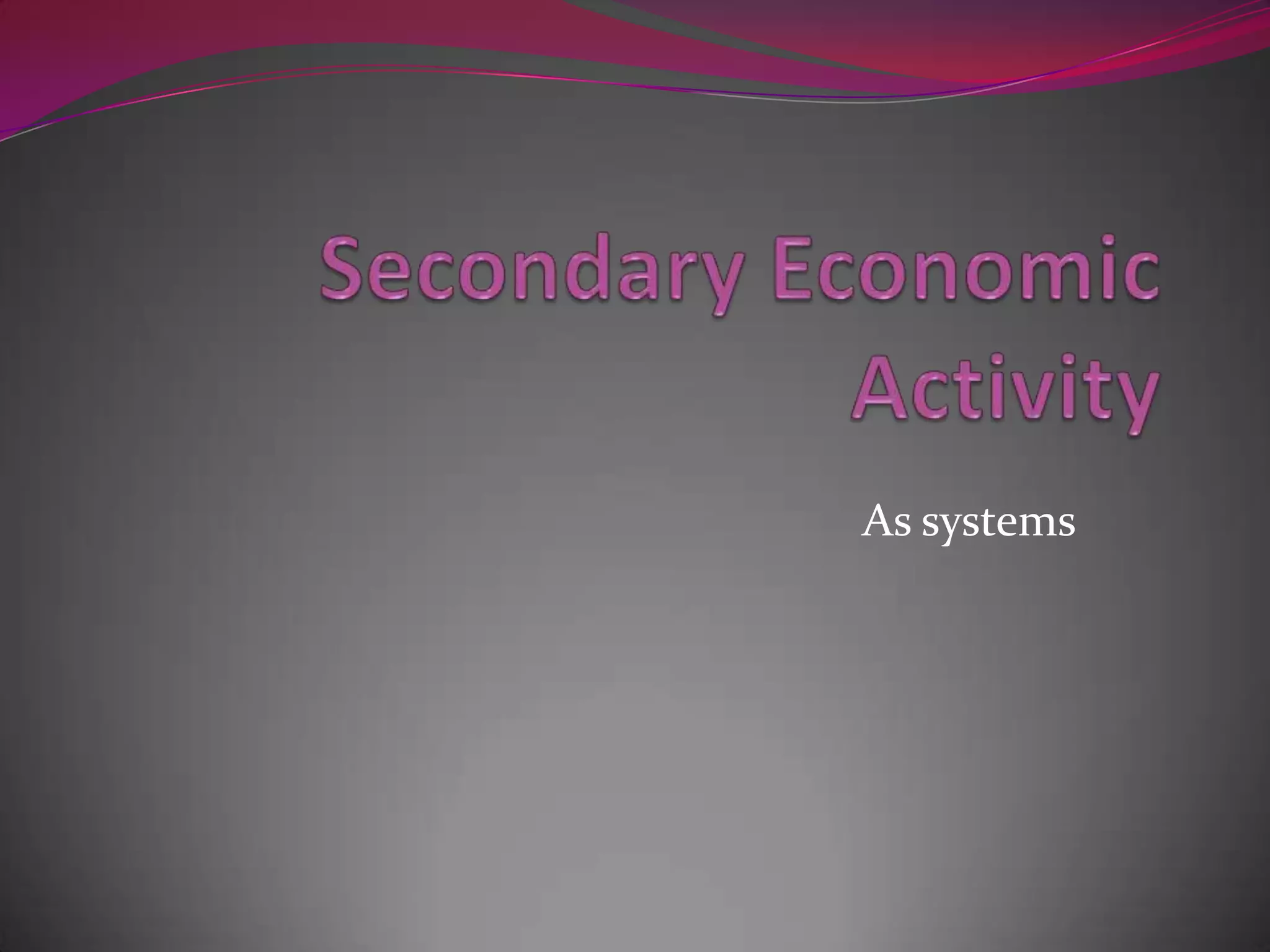 Secondary economic 1 | PPTX