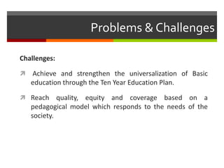 Universal education of secondary education | PPTX