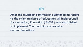 Secondary Education commission for BEd course.pptx