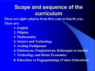 Secondary education development program (sedp) power point | PPTX