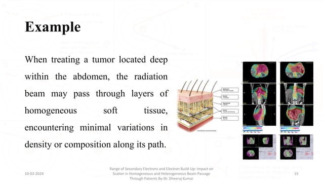 Range of Secondary Electrons and Electron Build-Up: Impact on Scatter ...