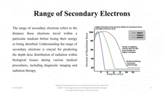 Range of Secondary Electrons and Electron Build-Up: Impact on Scatter ...