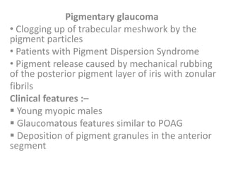 secondary gluacoma classifications and brief explanation.pptx