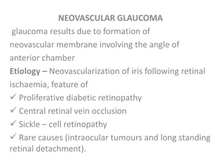 secondary gluacoma classifications and brief explanation.pptx