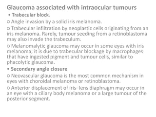 secondary gluacoma classifications and brief explanation.pptx