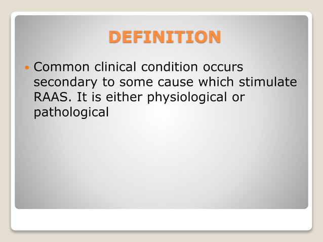 Secondary hyperaldosteronism | PPT