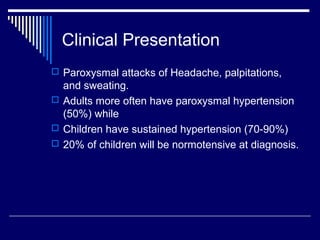 Secondary hypertension work up PPT