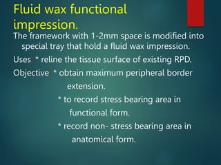 Secondary impression and master cast for RPD (0).pptx